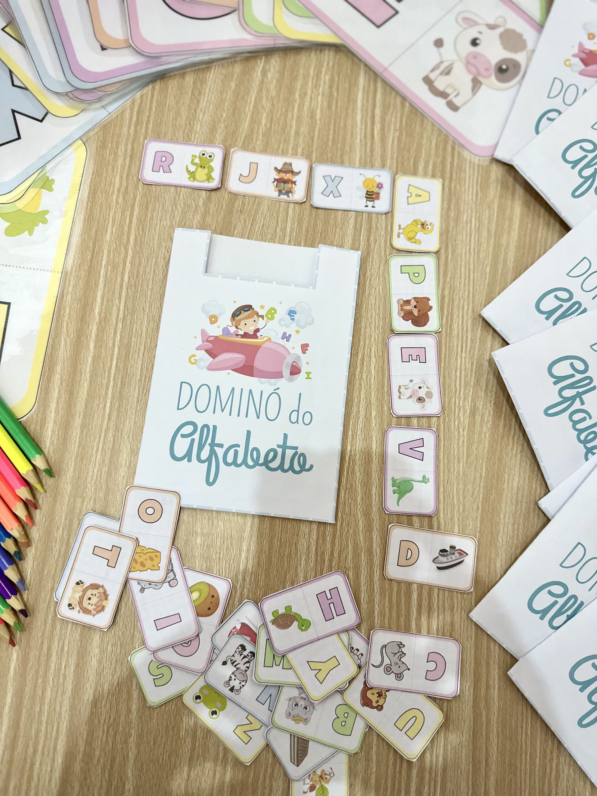 Dominó do Alfabeto – Educando com Saber